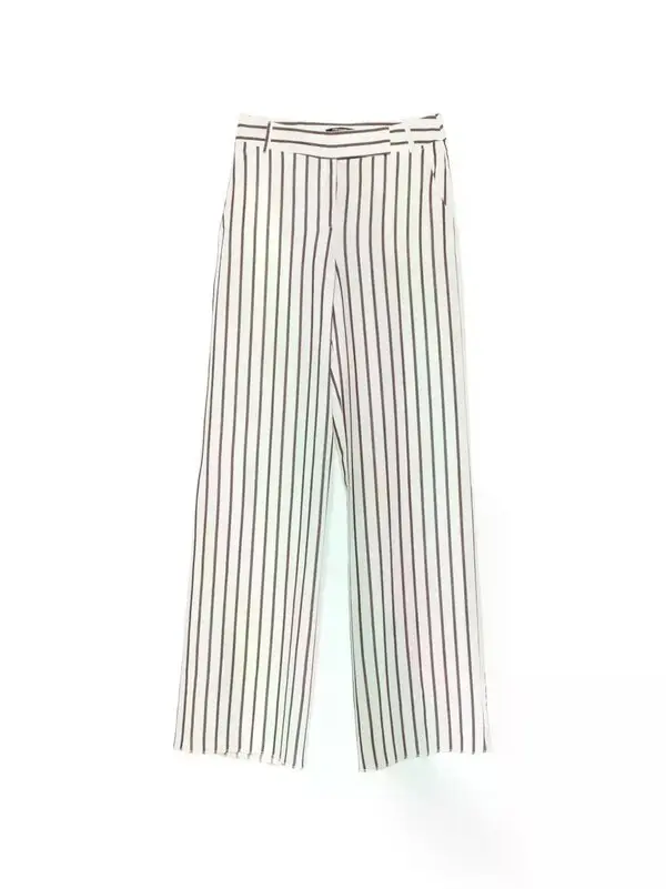 PENNYBLACK Striped Trousers - Neutrals