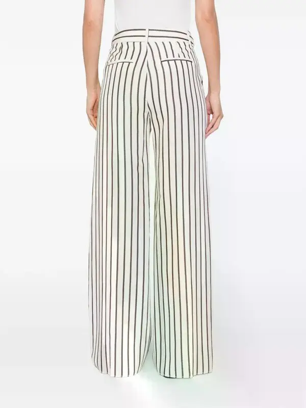 PENNYBLACK Striped Trousers - Neutrals