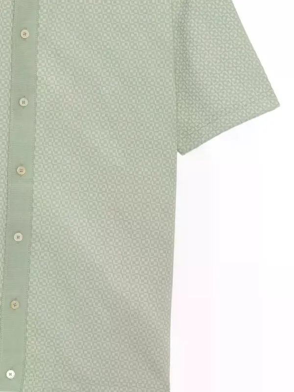 Paul Smith Knitted Button Shirt - Green
