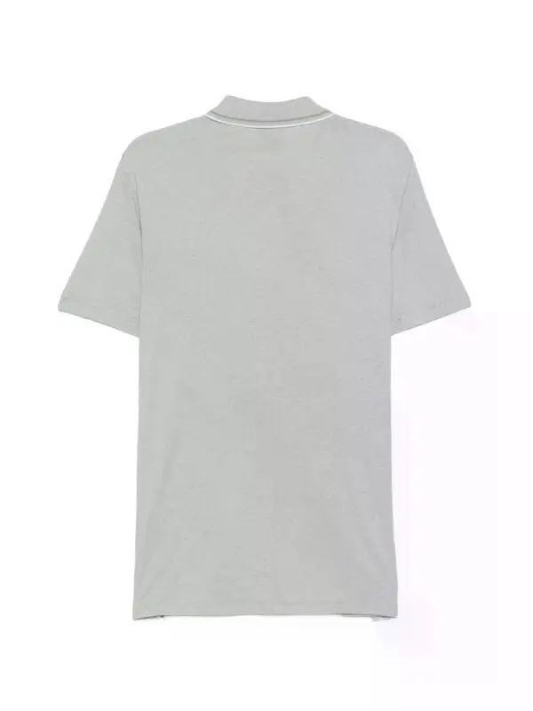 Paul Smith Ribbed Polo Shirt - Grey