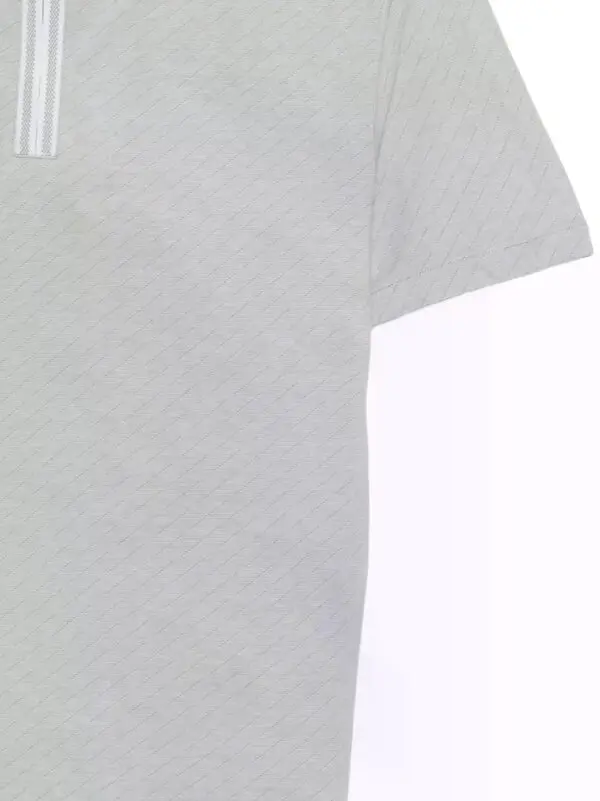 Paul Smith Ribbed Polo Shirt - Grey