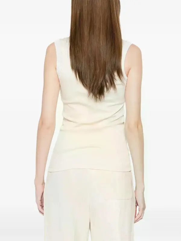 Fabiana Filippi Round-neck Top - Neutrals