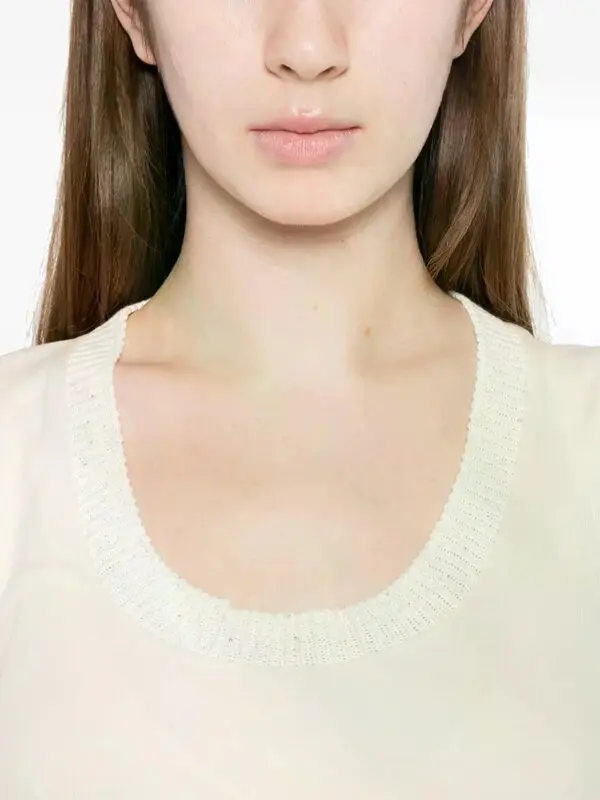 Fabiana Filippi Round-neck Top - Neutrals