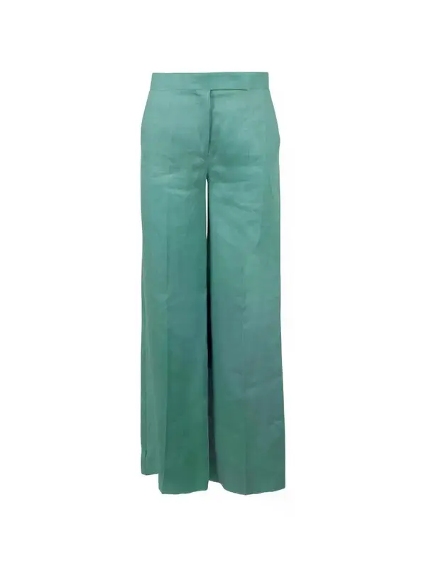 Max Mara Pocket Palazzo Pants - Green