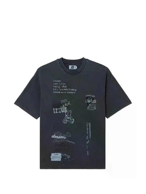 Izzue Graphic T-shirt - Black