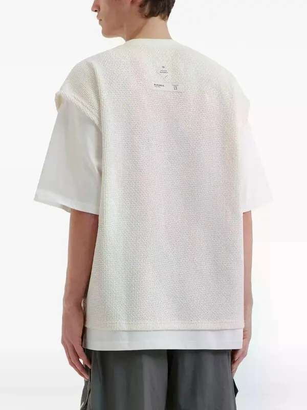 MUSIUM DIV. V-neck Waffle Vest