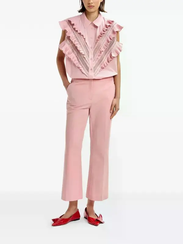 Essentiel Antwerp Jeandarlene Ruffled Shirt - Pink