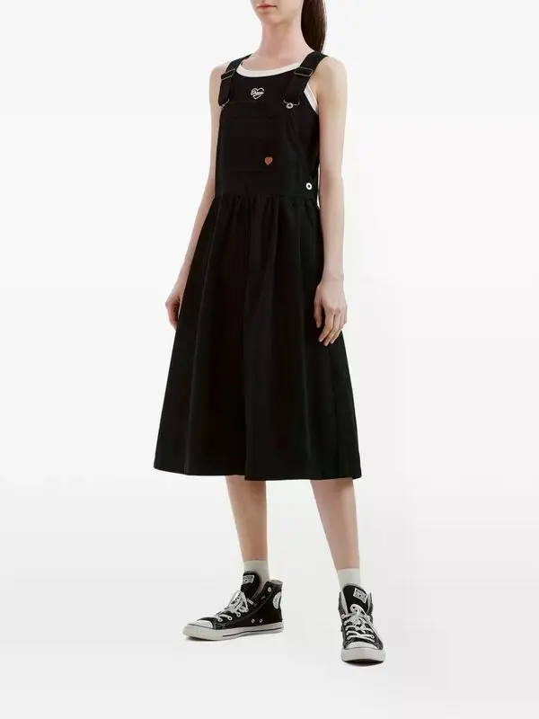 CHOCOOLATE Heart-appliqué Dress