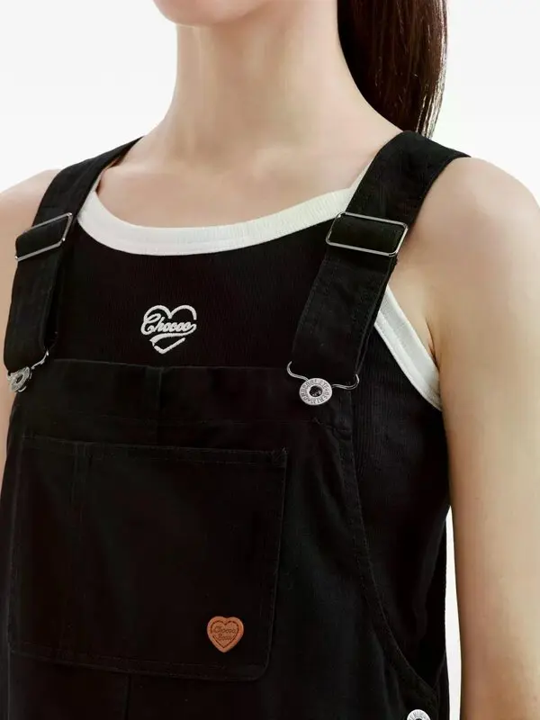CHOCOOLATE Heart-appliqué Dress