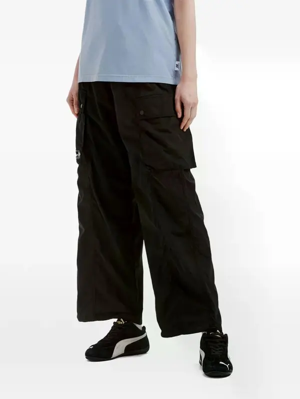 CHOCOOLATE Logo-patch Cargo Pants - Black