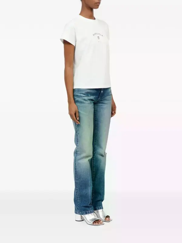MAISON MARGIELA Signature Cotton Jersey T-shirt - White