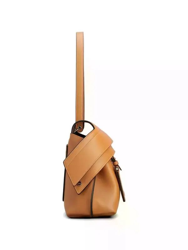 TOD'S Wave Layered Shoulder Bag - Brown