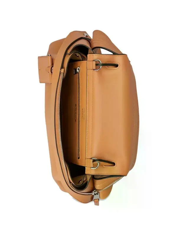 TOD'S Wave Layered Shoulder Bag - Brown