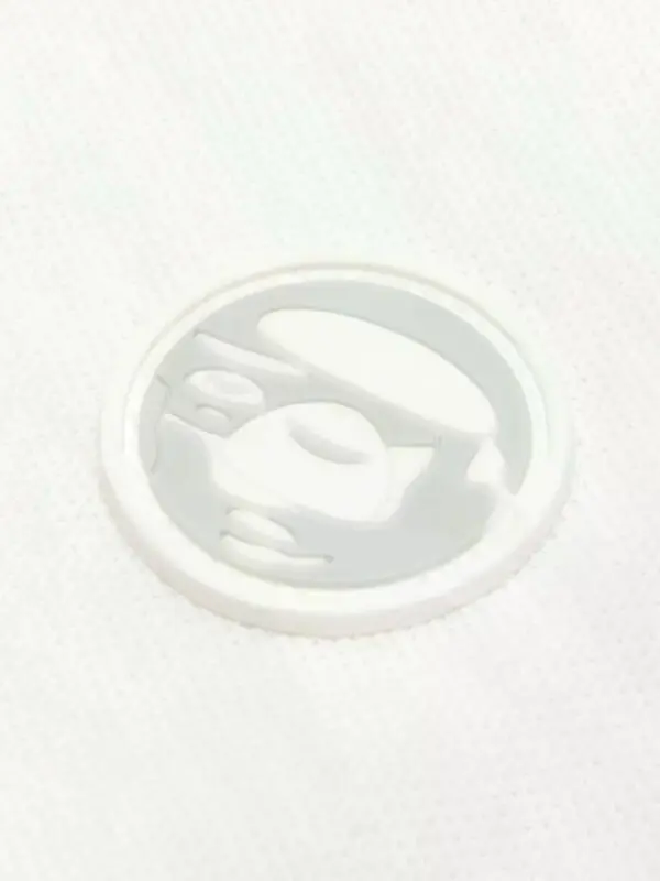 AAPE BY *A BATHING APE Logo Short-sleeve Polo Shirt - White