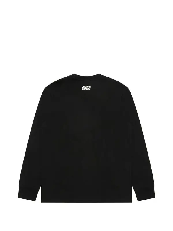 AAPE BY *A BATHING APE Long-sleeve T-shirt - Black