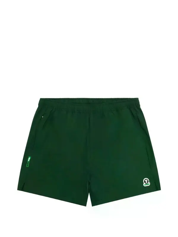 AAPE BY *A BATHING APE Moonface Track Shorts - Green