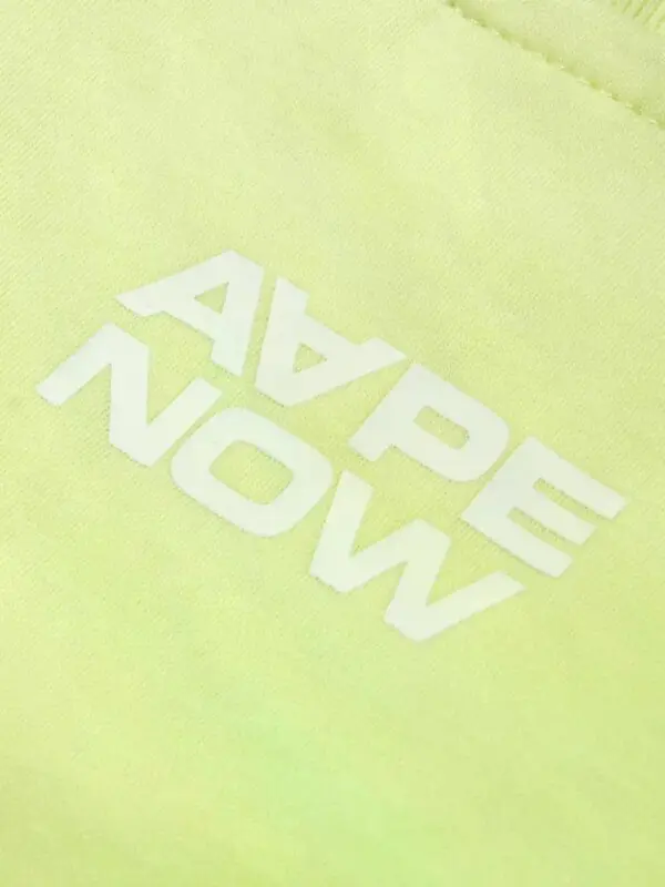 AAPE BY *A BATHING APE Logo-detail Long-sleeved T-shirt - Green