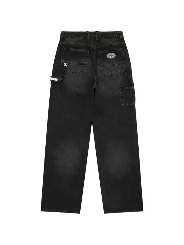 AAPE BY *A BATHING APE Moonface-appliqué Jeans