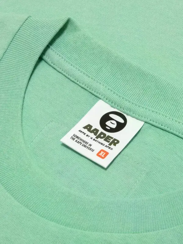 AAPE BY *A BATHING APE Cartoon Graphic T-shirt - Green