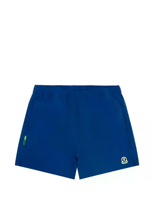 AAPE BY *A BATHING APE Logo Detail Shorts - Blue