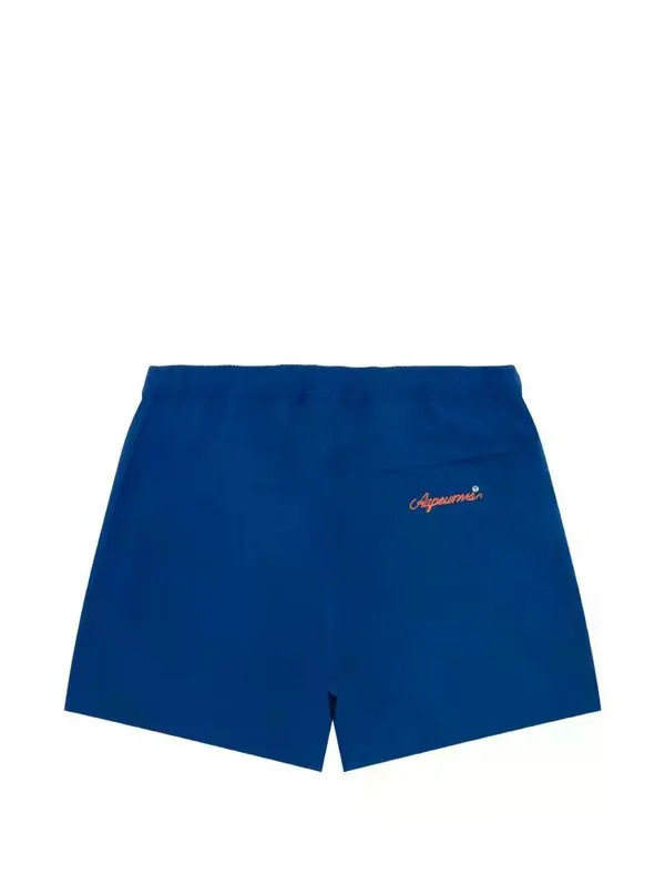 AAPE BY *A BATHING APE Logo Detail Shorts - Blue