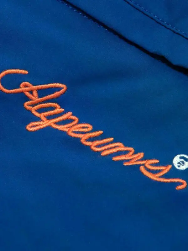 AAPE BY *A BATHING APE Logo Detail Shorts - Blue