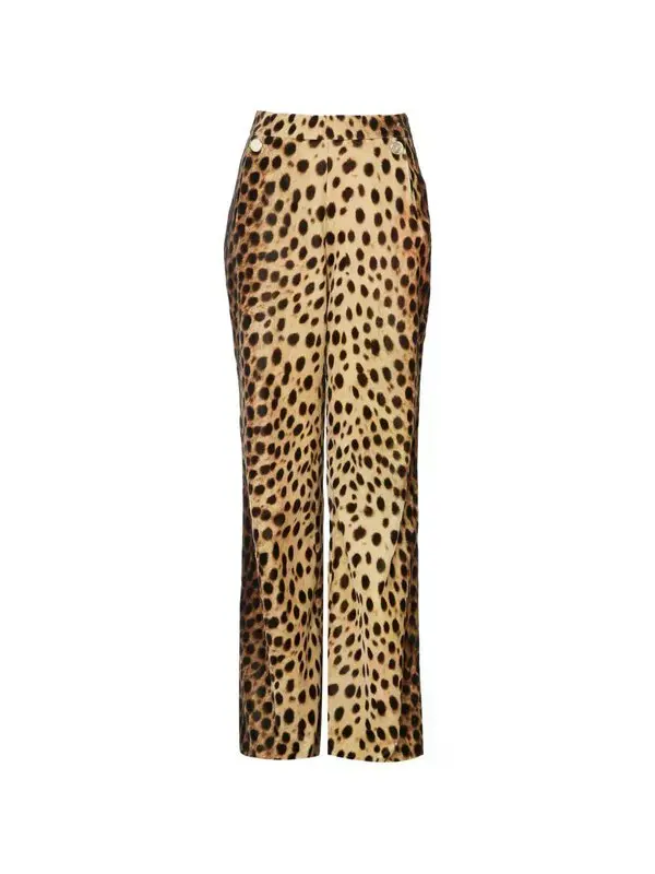 TEMPERLEY LONDON Nemera Animal-print Trousers - Neutrals
