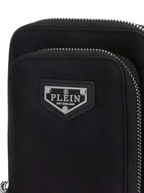 Philipp Plein Zipped Smartphone Messenger Bag
