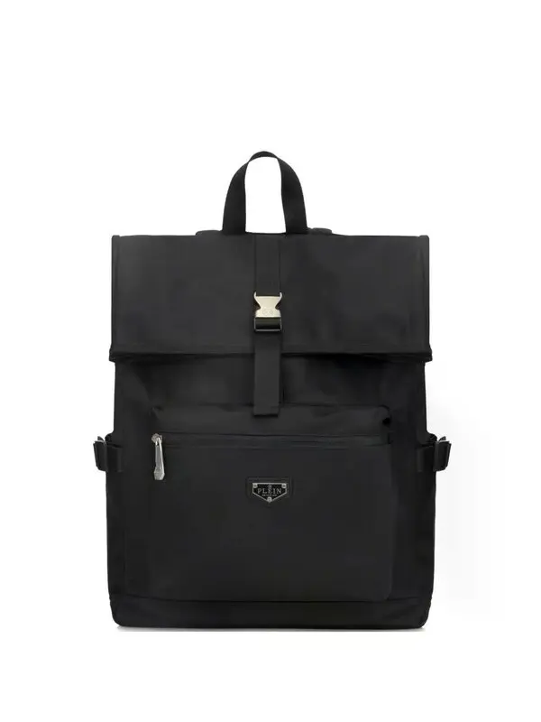 Philipp Plein Logo-plaque Backpack - Black