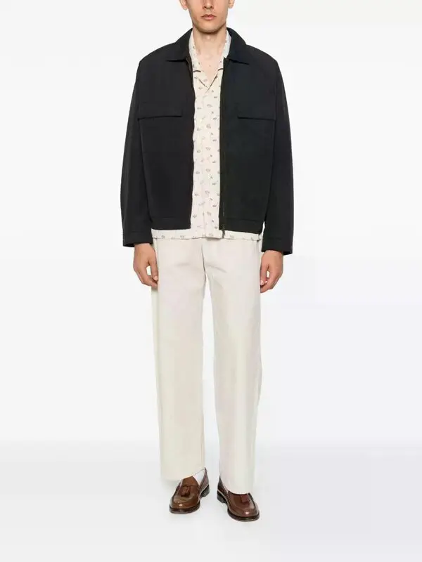 A KIND OF GUISE Embu Patch Pocket Zip Jacket - Black