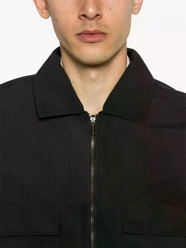 A KIND OF GUISE Embu Patch Pocket Zip Jacket - Black