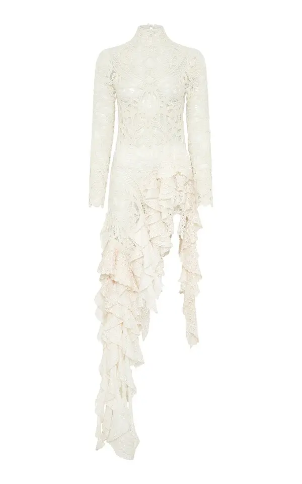 Gabriela Hearst Nimbus Crocheted Wool-cashmere Top
