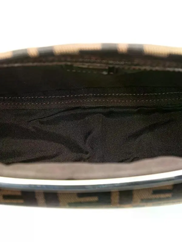 Fendi 2000-2010 Zucca Canvas Shoulder Bag