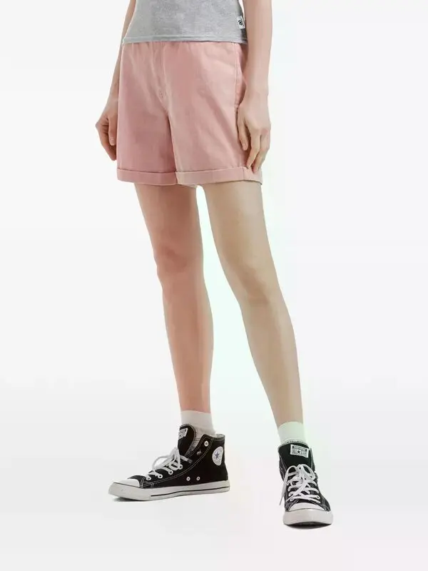 CHOCOOLATE Rolled Hem Shorts - Pink