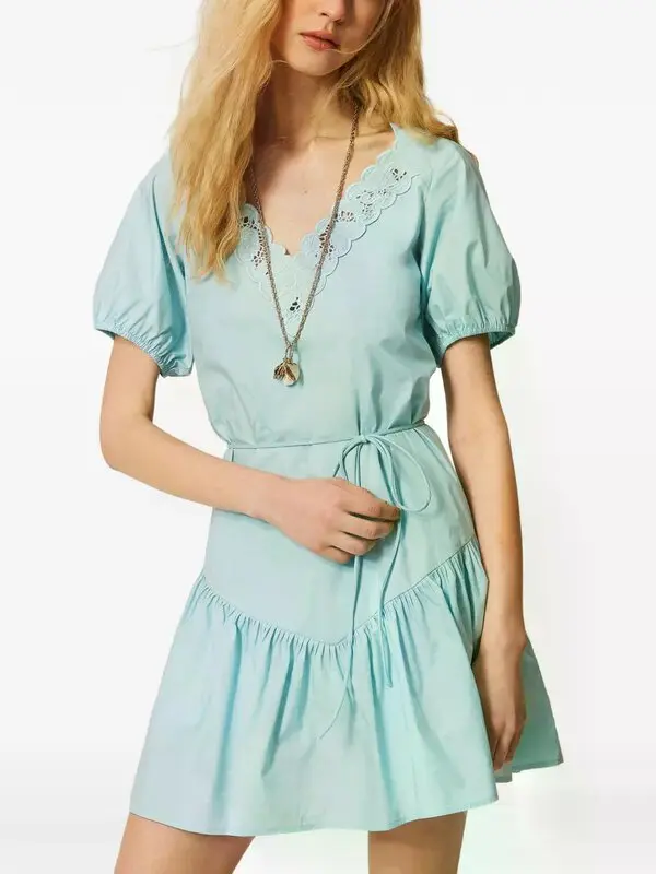 TWINSET Embroidered Midi Dress