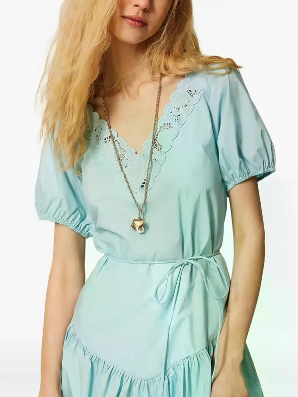 TWINSET Embroidered Midi Dress
