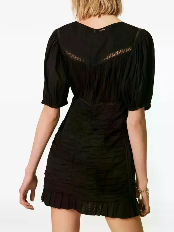 TWINSET Gathered Mini Dress