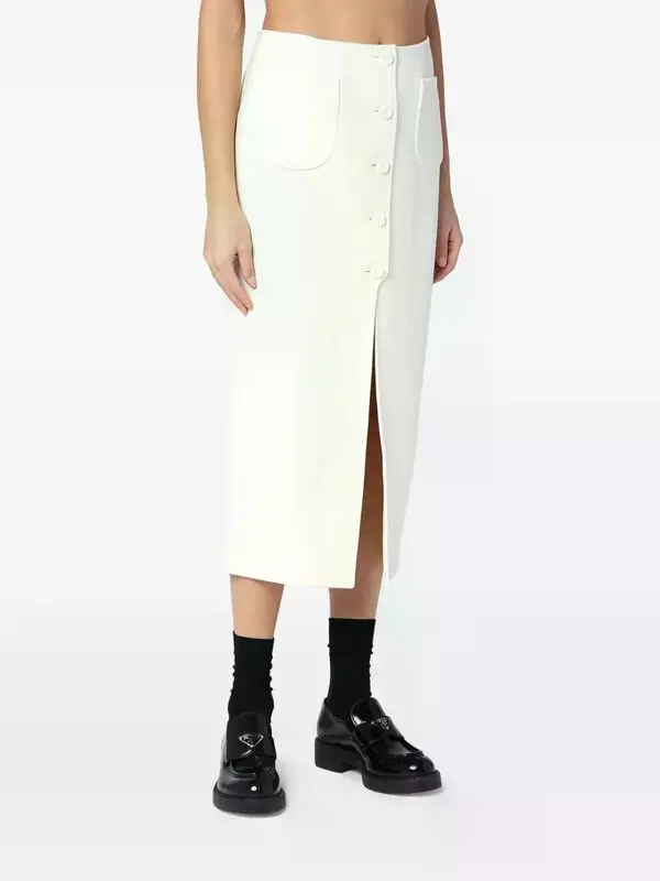 MARGAUX LONNBERG Knitted Midi Skirt