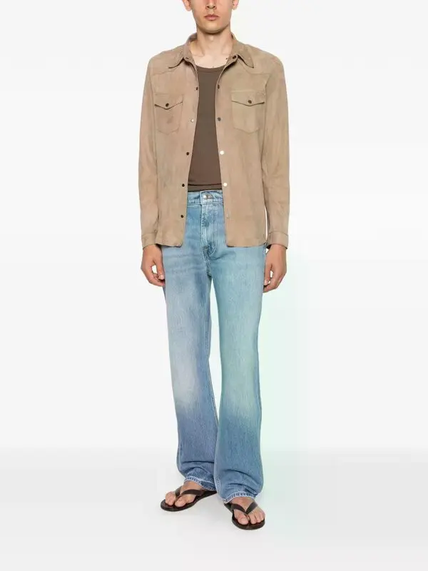 SALVATORE SANTORO Flap-pocket Shirt - Neutrals