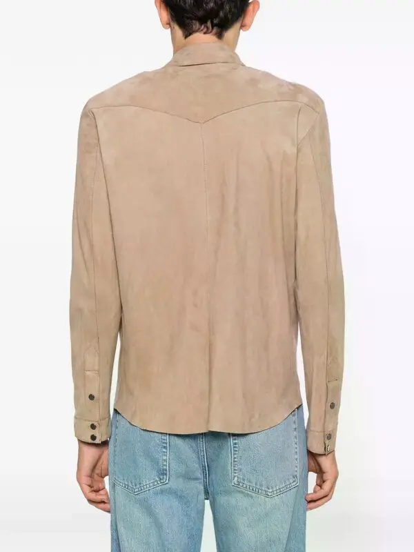 SALVATORE SANTORO Flap-pocket Shirt - Neutrals
