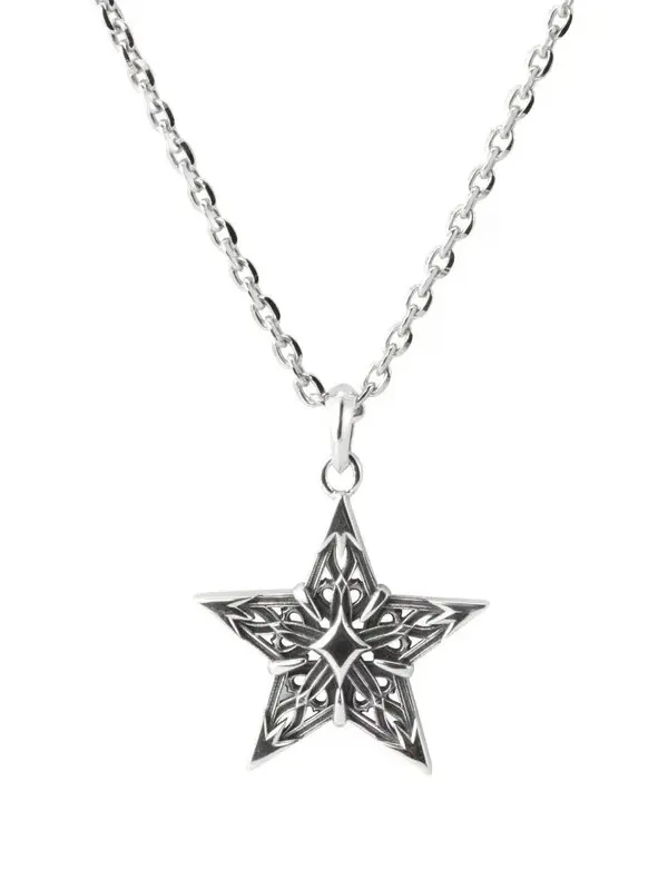 Emanuele Bicocchi Star Pendant Necklace - Silver