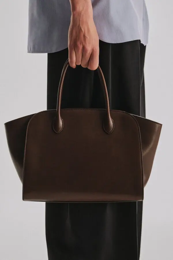 THE ROW Marlo 12 Bag - Deep Brown