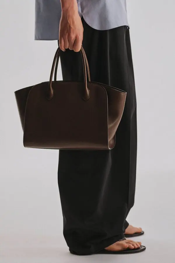 THE ROW Marlo 12 Bag - Deep Brown