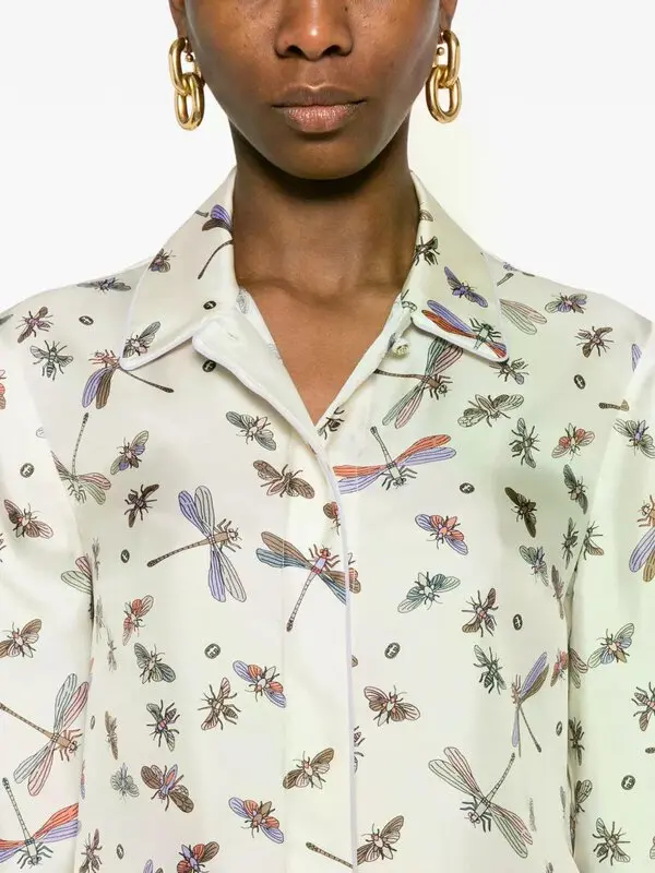 Gucci Dragonfly Print Shirt
