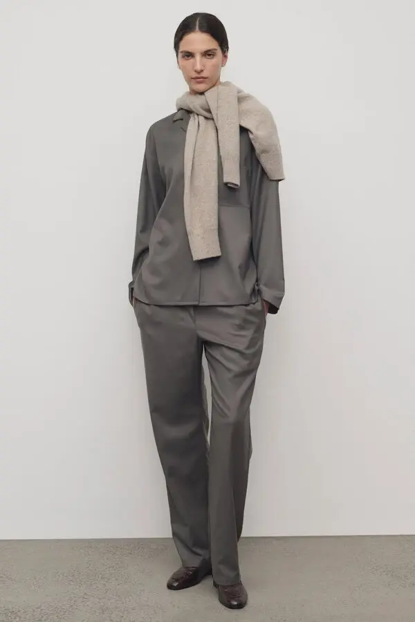 THE ROW Kenan Pant - Cedar Brown