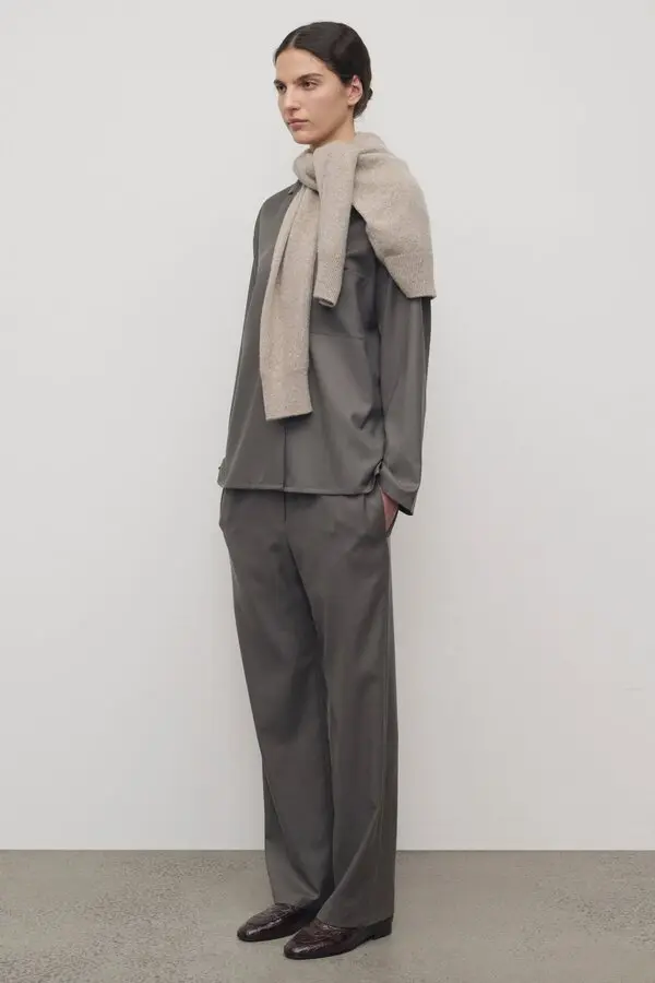 THE ROW Kenan Pant - Cedar Brown