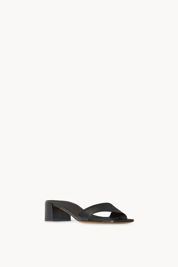 THE ROW Slides - Black