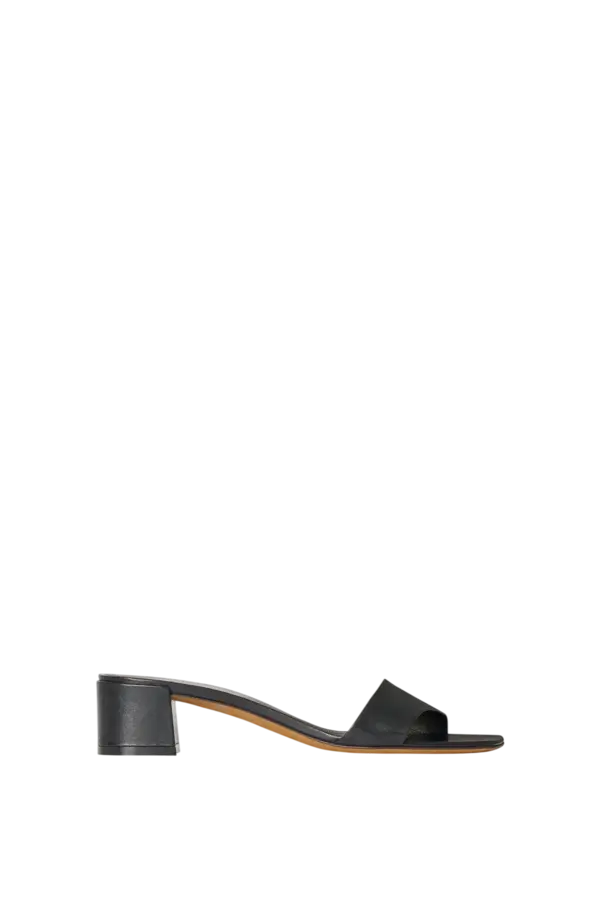 THE ROW Slides - Black