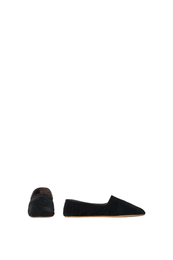 THE ROW Ponti Slipper - Black