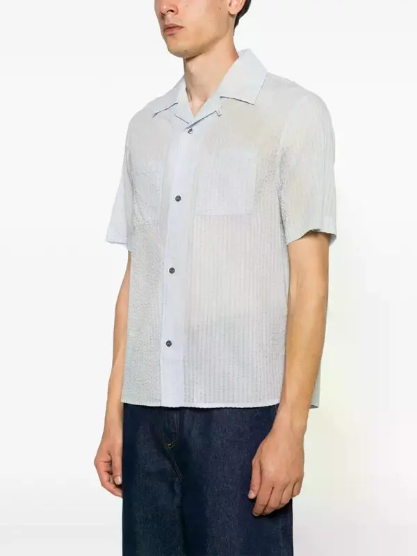 CARTER YOUNG Pocket Seersucker Shirt